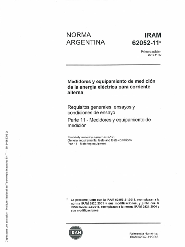 Iram 62052-11 | PDF