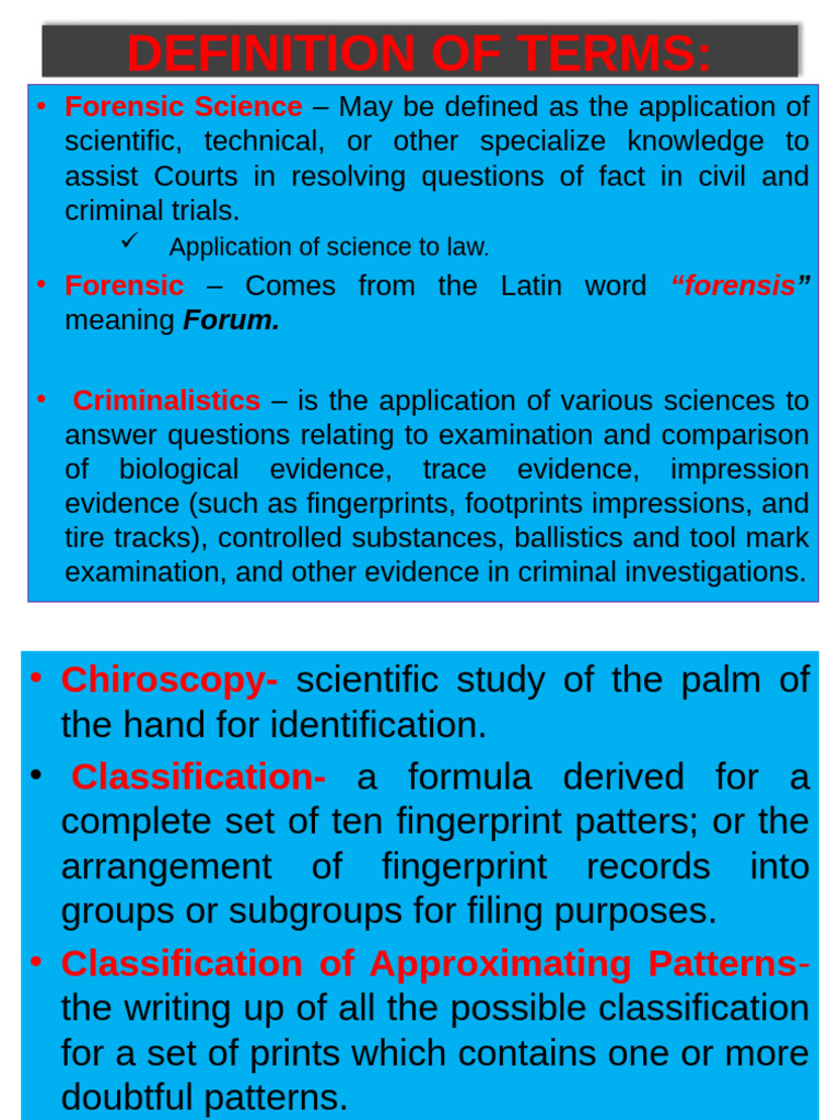 Dactyloscopy | PDF | Fingerprint | Forensic Science