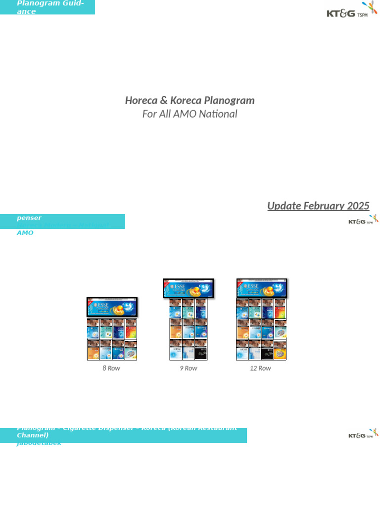 Planogram Update Februari 2025 GT Rev | PDF