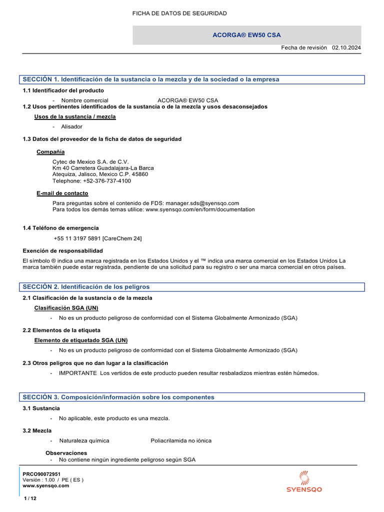 Acorga Ew50 | PDF | Agua | Higiene