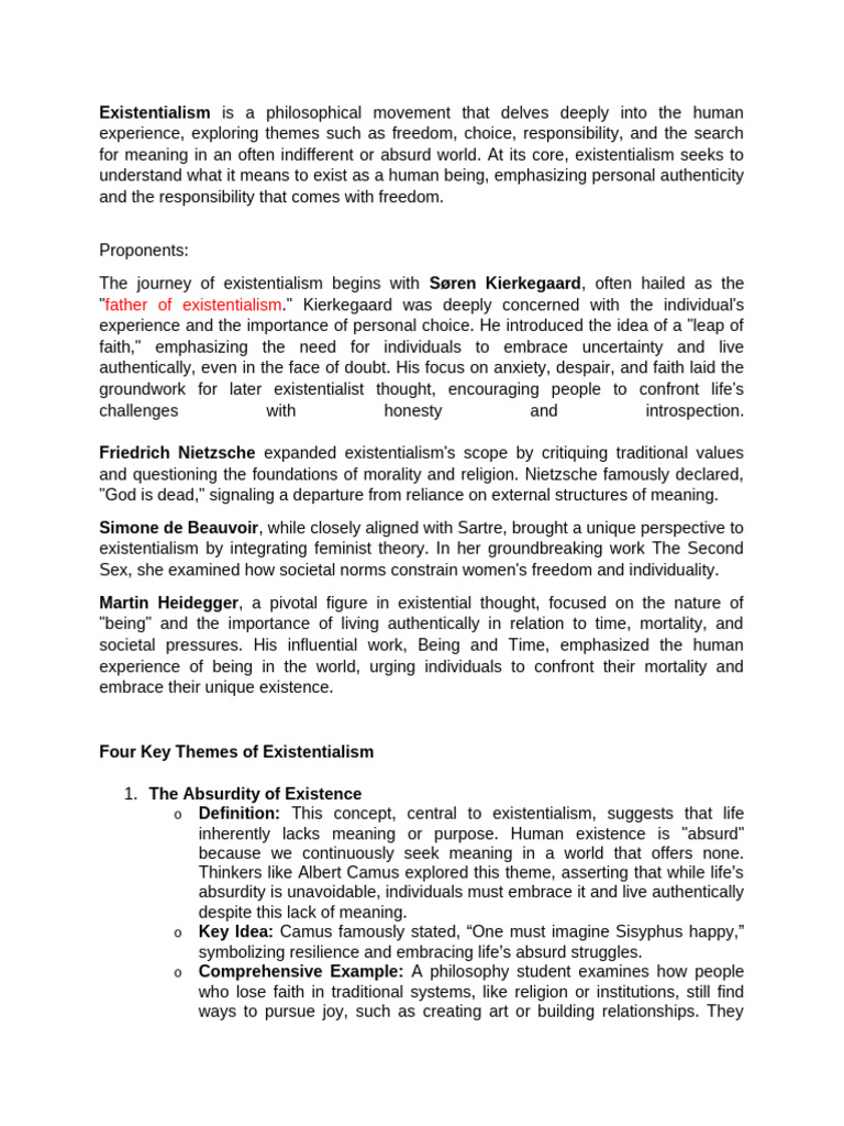 Group Existentialism | PDF | Existentialism | Authenticity (Philosophy)
