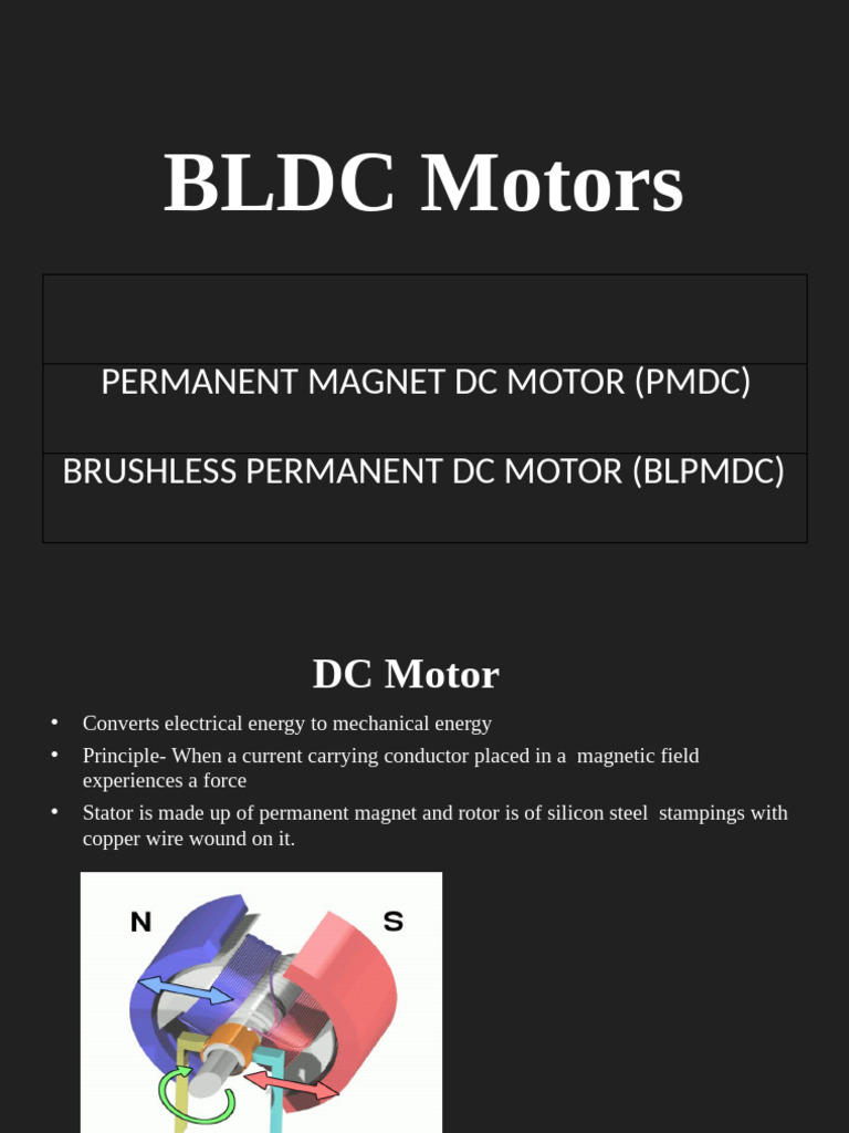 BLDC Motor | PDF | Electric Motor | Engines