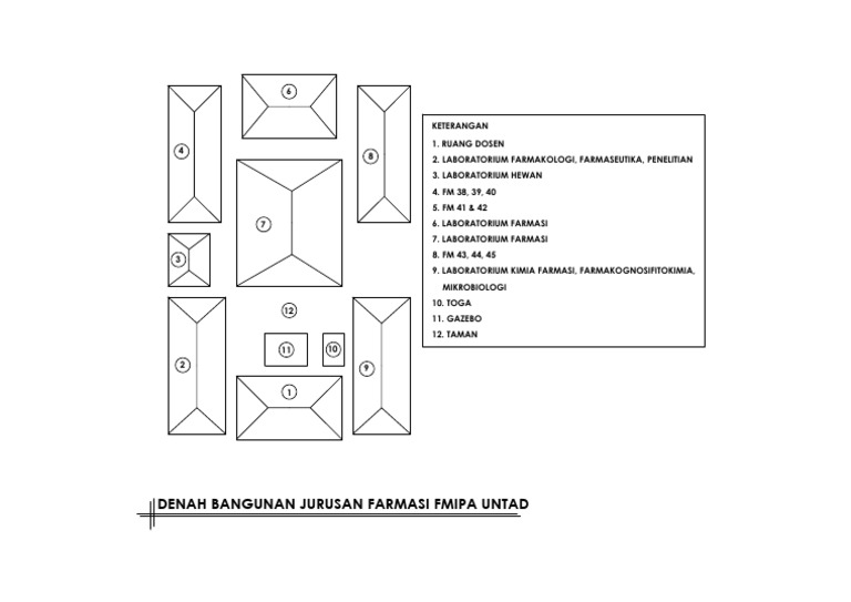 Fmipa Farmasi_denah Bangunan | PDF