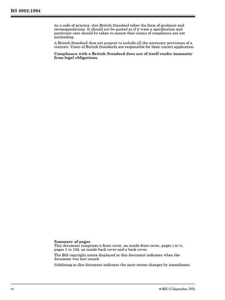 BS 8002:1994 Earth Retaining Structures | PDF