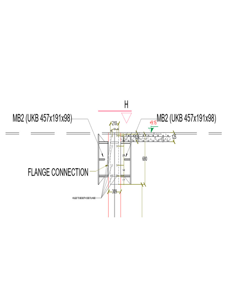 Sdic Steel Details-For Flange Section | PDF