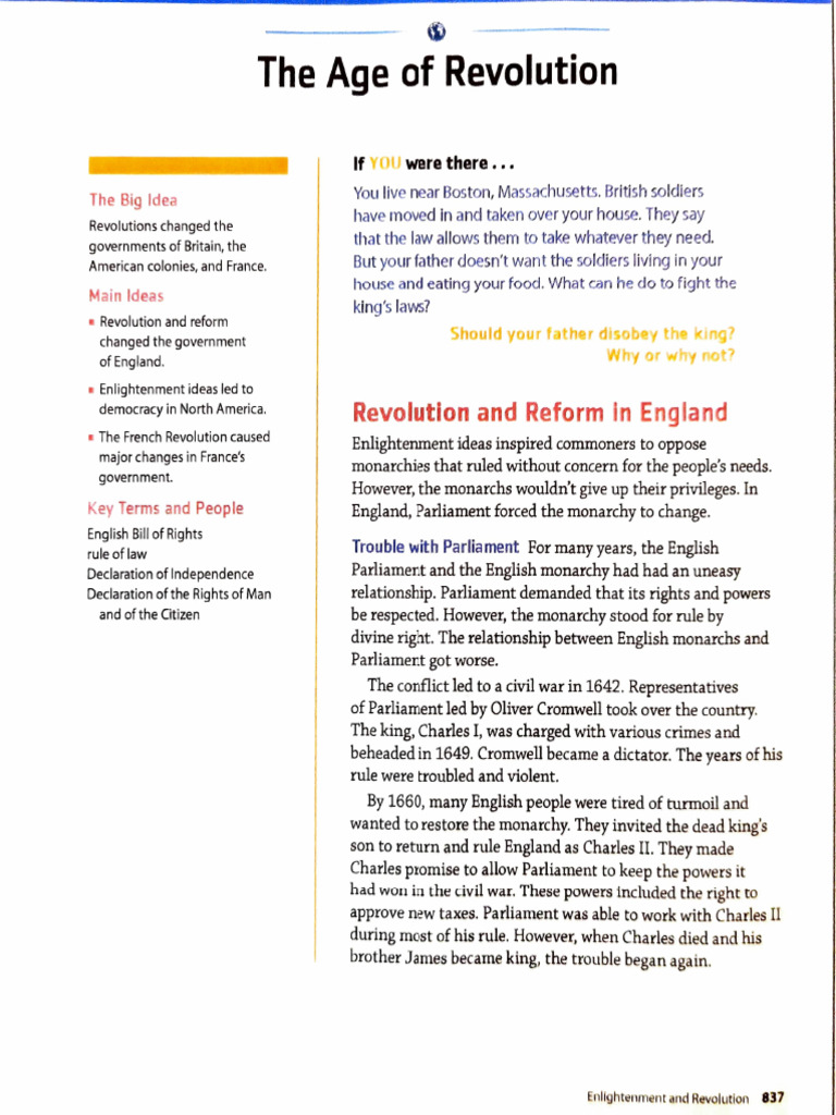 Enlightenment L3 | PDF | Constitution | Separation Of Powers