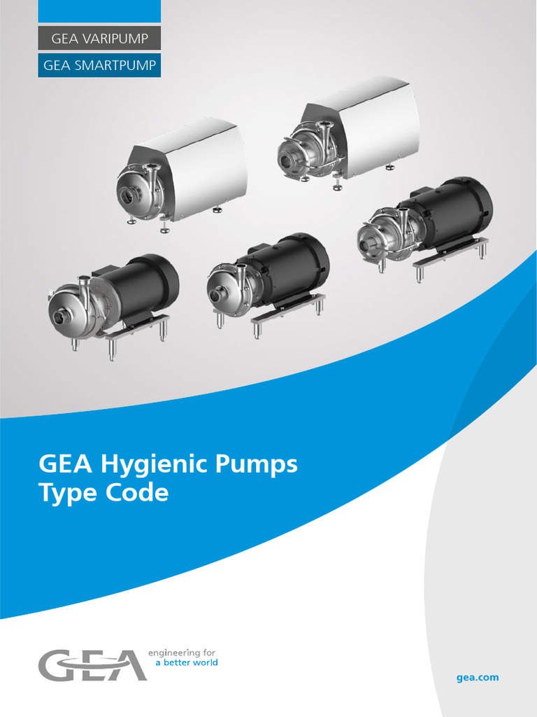 GEA - Hilge - HYGIA, TP, TPS - Type Code Brochure - EN - 180323 | PDF