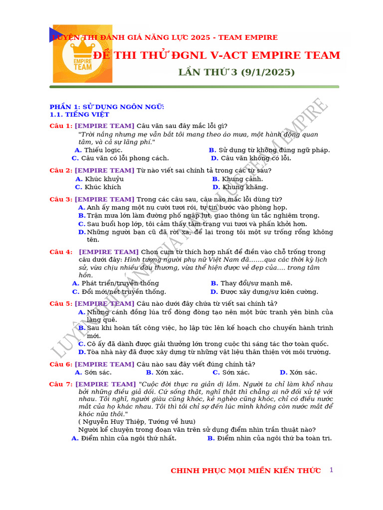 %C4%90E%CC%82%CC%80 THI THU%CC%9B%CC%89 LA%CC%82%CC%80N THU%CC%9B%CC%81% (1) | PDF