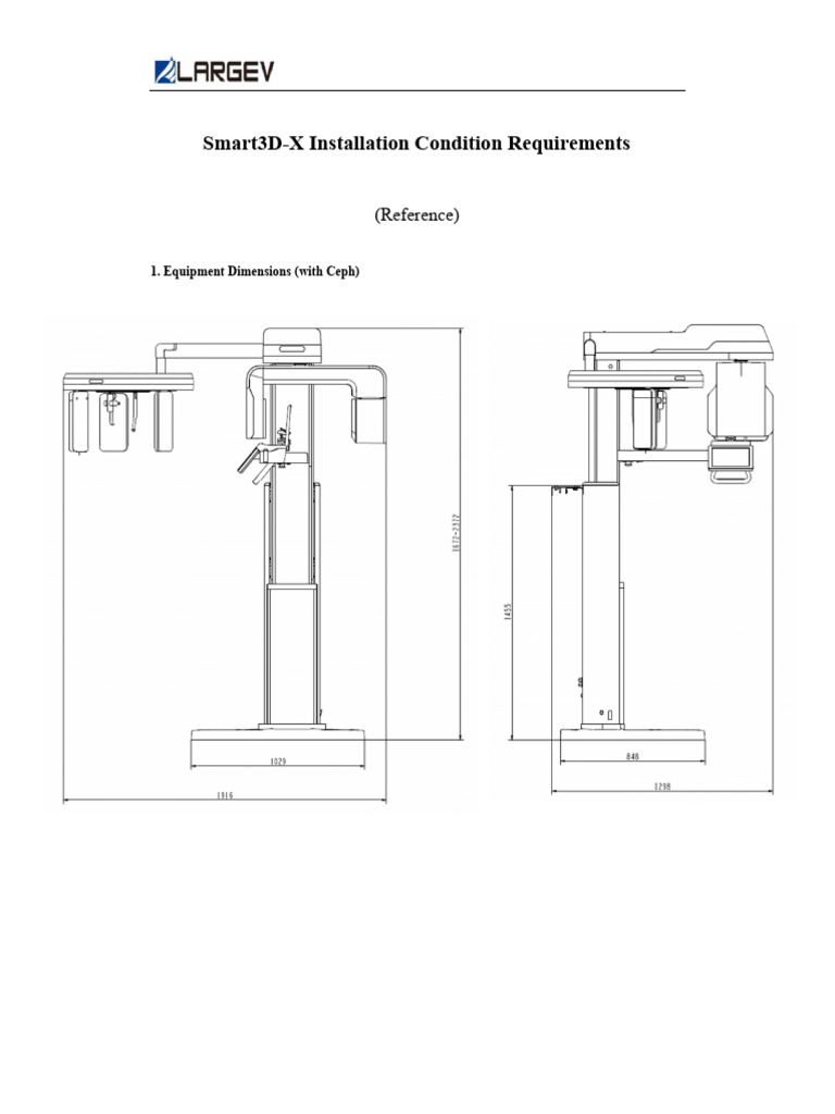 Smart3D-X Installation Condition Requirements - EN - 2024 | PDF | Power Supply | Radiation ...