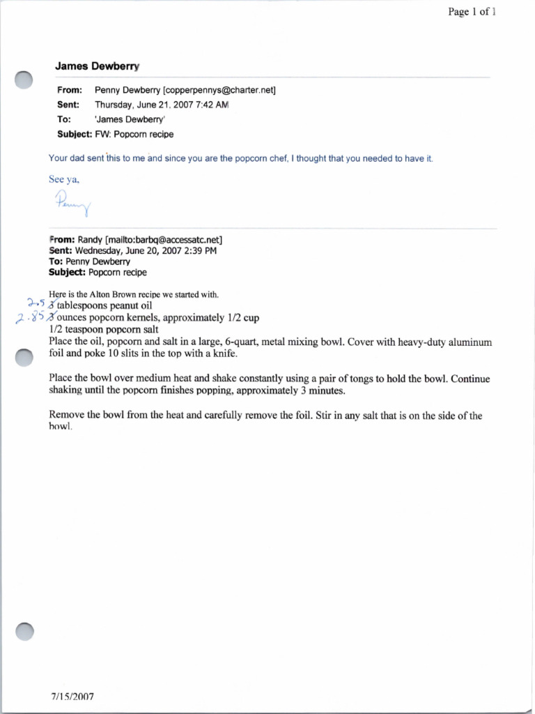 Popcorn | PDF