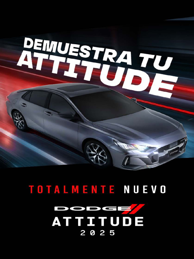 Dodge Attitude CT 2025 | PDF | Airbag | Vehículos