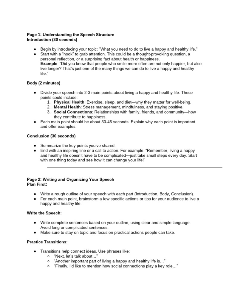 Speaking Guide. Beacon | PDF | Psychology | Human Communication