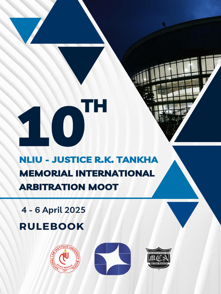NLIU Justice R.K. Tankha Moot 2025 Rules | PDF | Citation | Note ...
