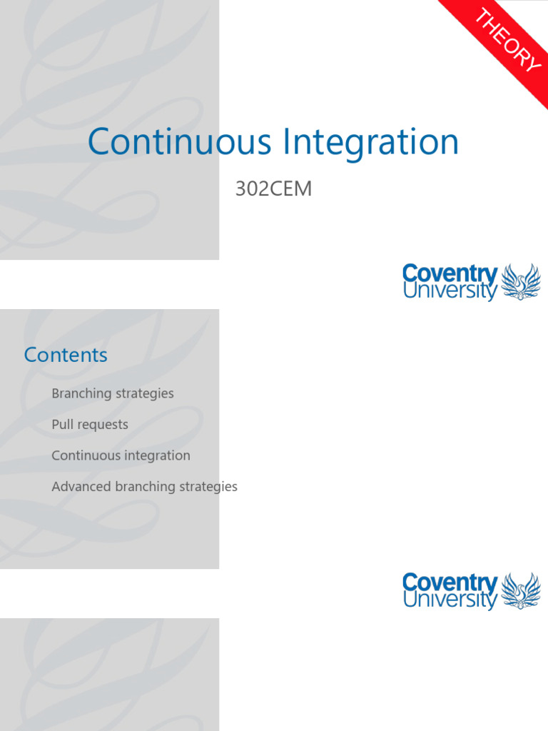 08 Continuous Integration | PDF | Version Control | Information Technology