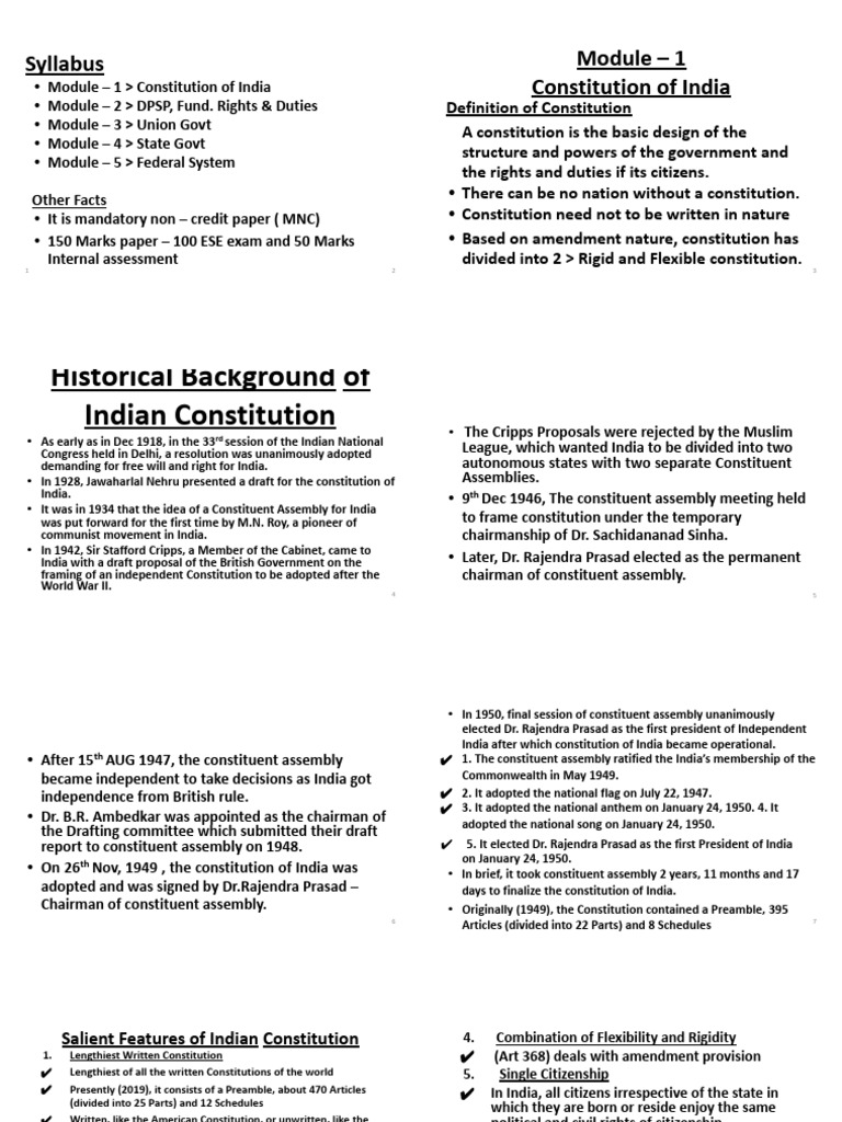COI - Module - 1-converted (1).pptx | PDF | Citizenship | Naturalization