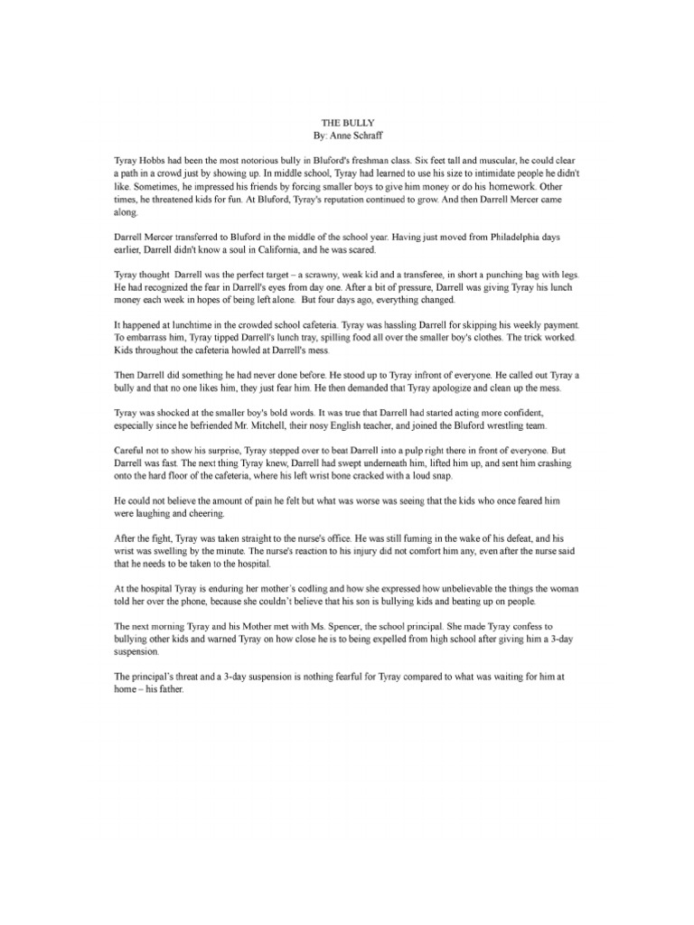 The Bully | PDF