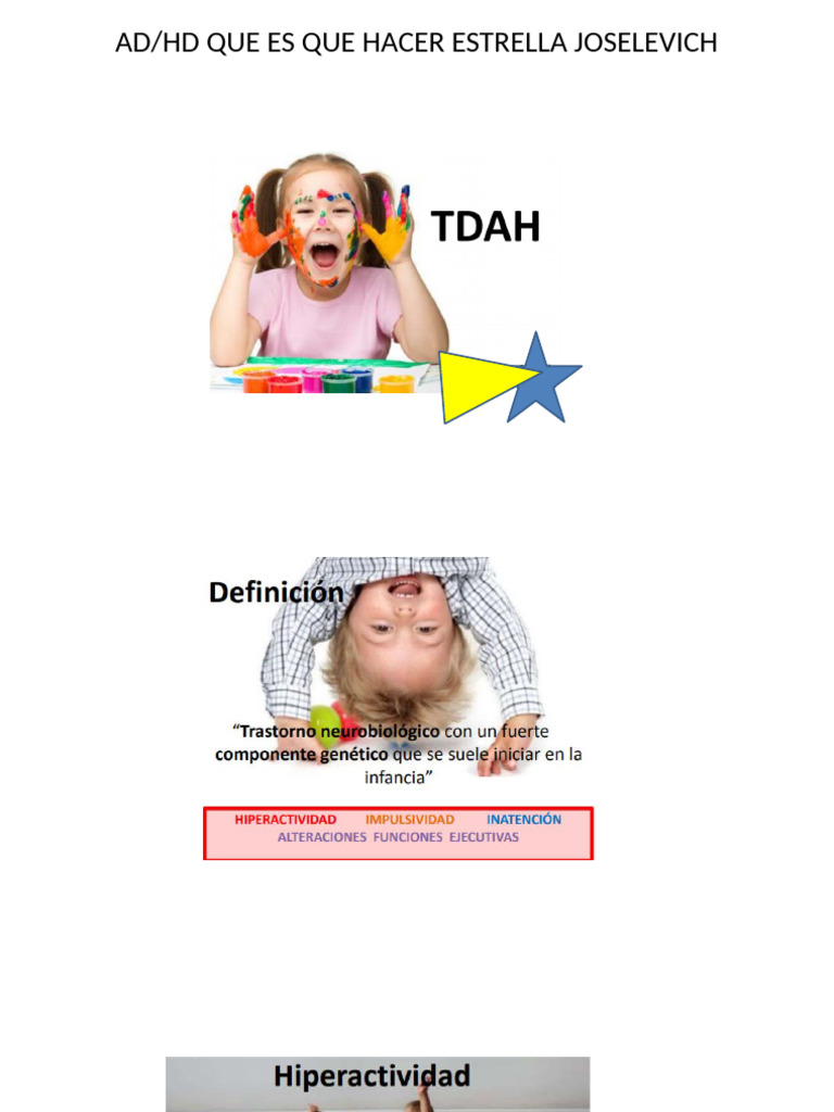 Adhd Que Es Que Hacer Estrella Joselevich | PDF