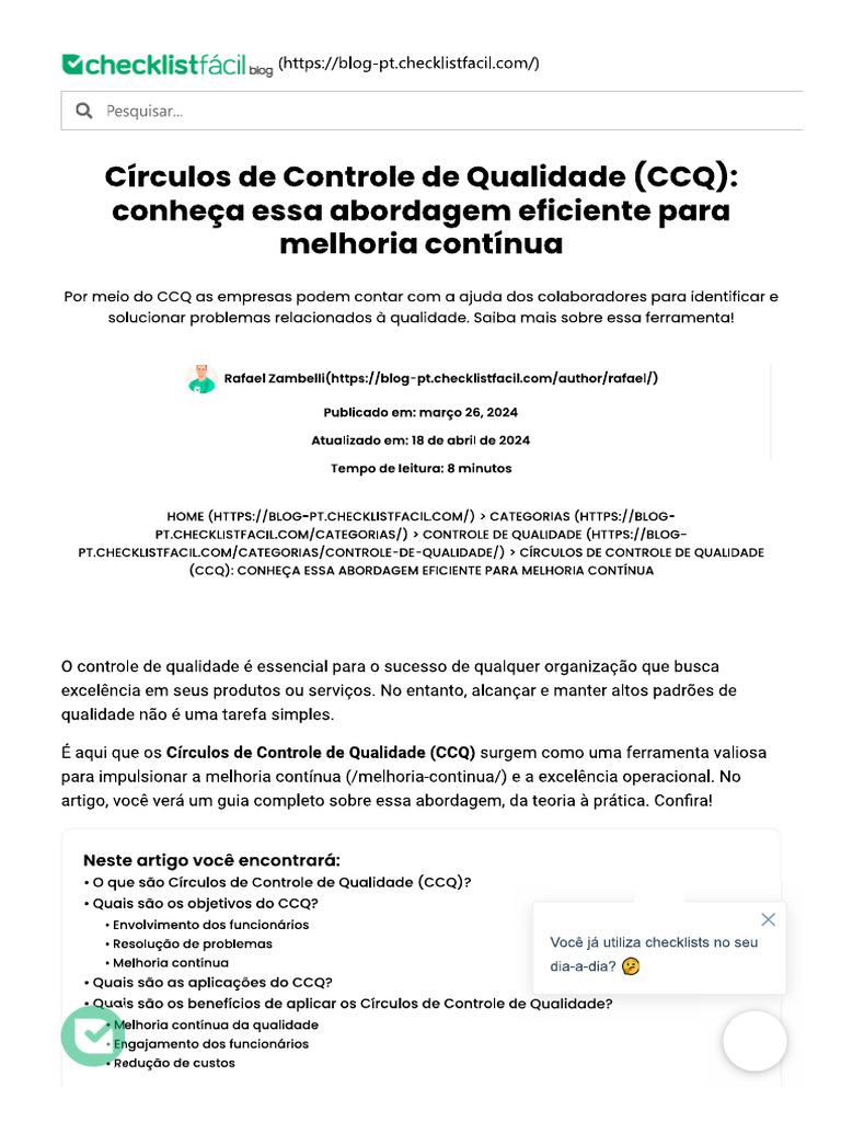 Manual CCQ | PDF