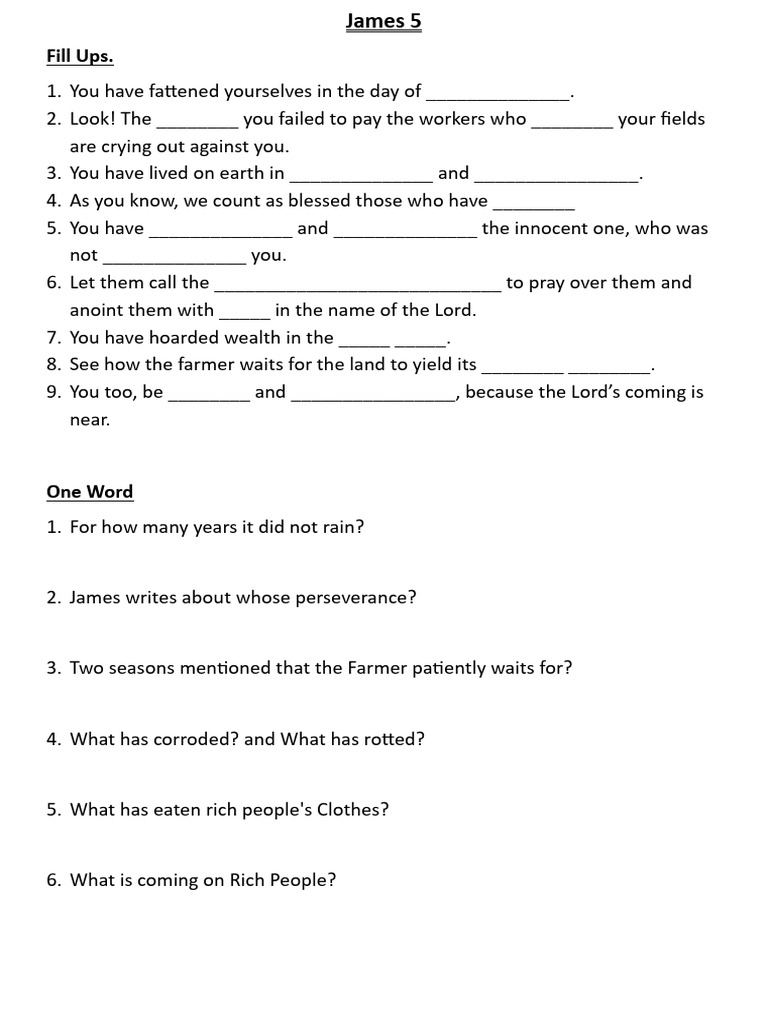 James 5 Pdf