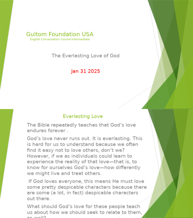 Understanding God's Everlasting Love | PDF