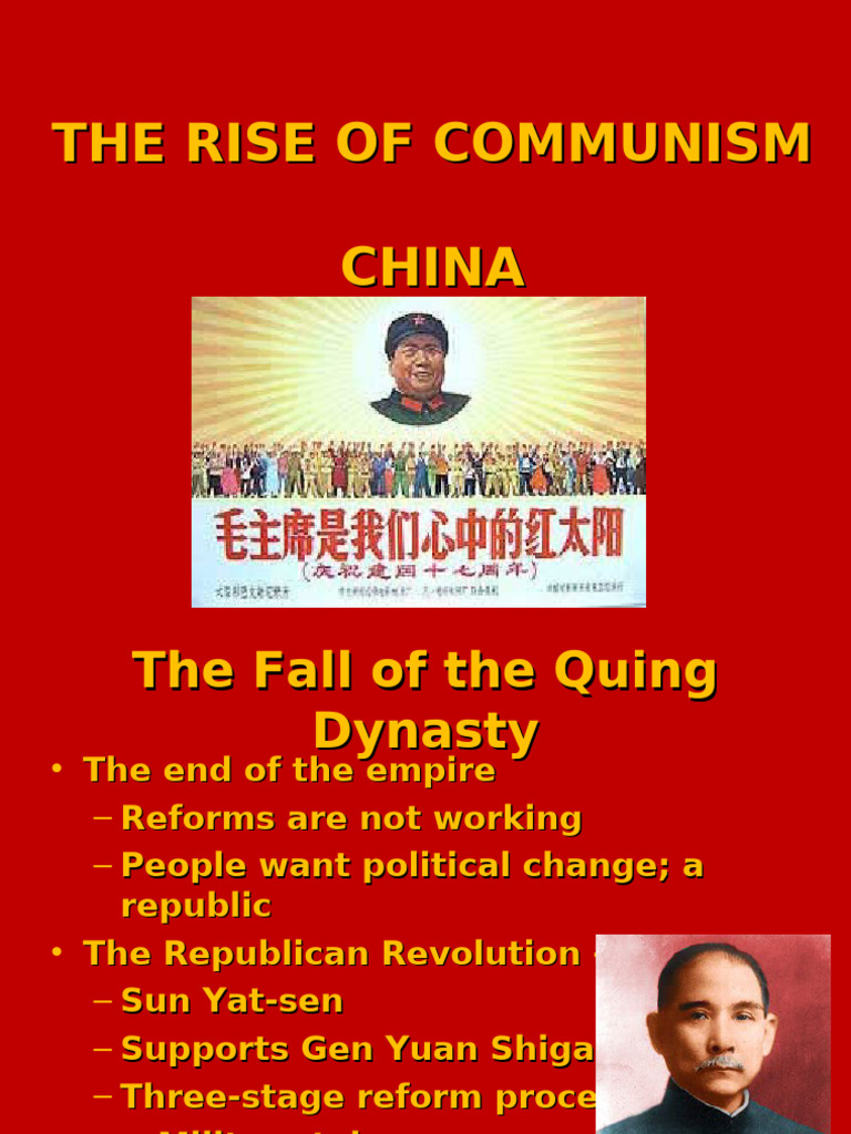 The Rise of Communism in China | PDF | Mao Zedong | Kuomintang