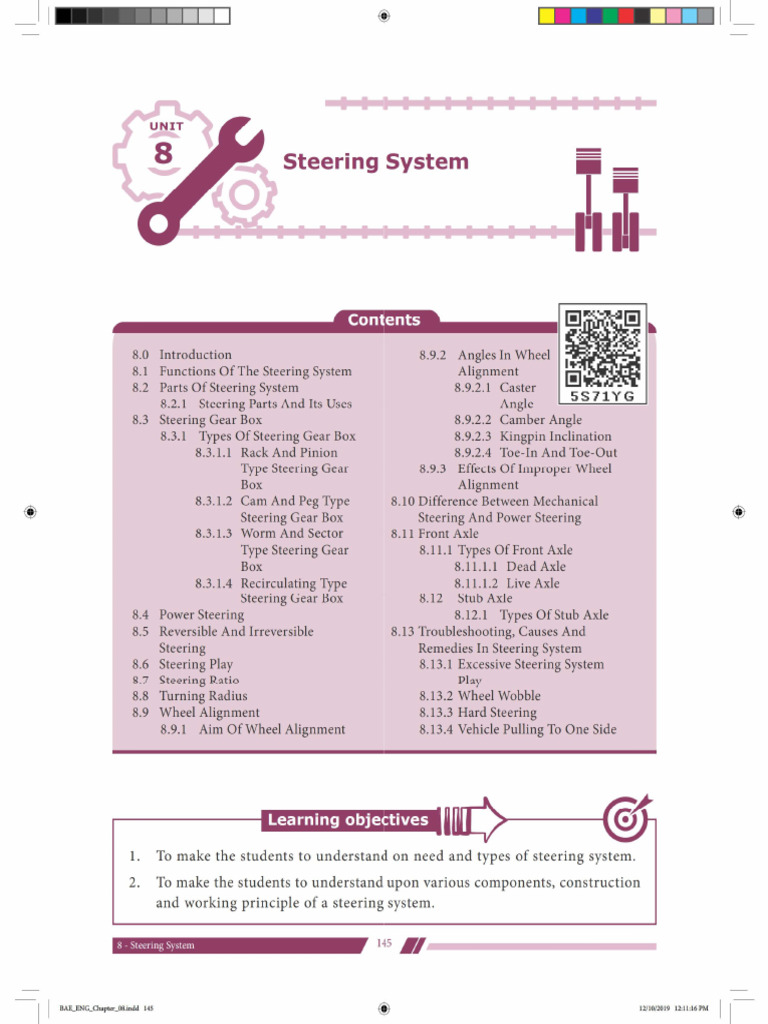 Steering System | PDF