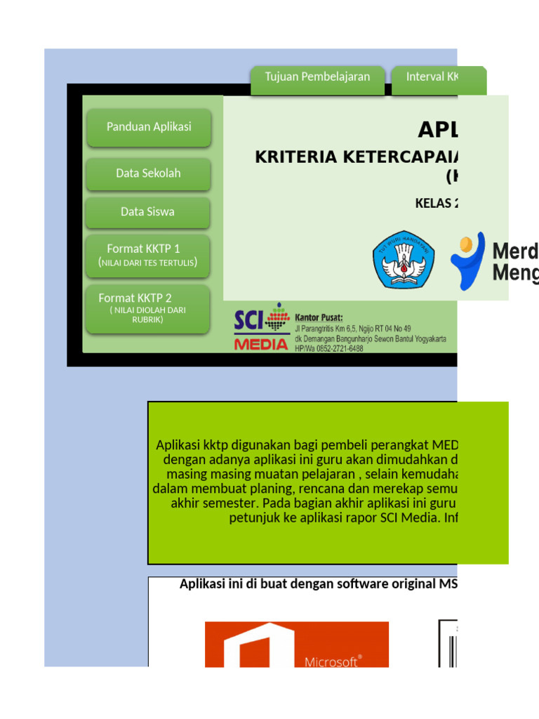 Format KKTP Kelas 2A 23 | PDF