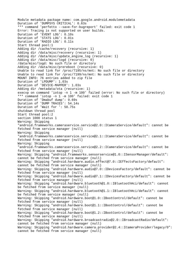 Bugreport RMX3760 TP1A.220624.014 2024 12 24 20 55 42 Dumpstate - Log 7129 | PDF | Computer ...