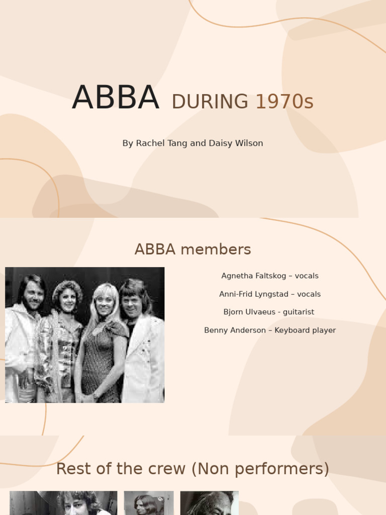 ABBA Music Powerpoint | PDF