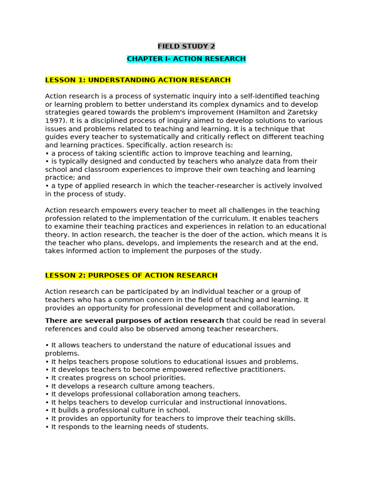 FIELD-STUDY-2-reviewer | PDF | Constructivism (Philosophy Of Education ...