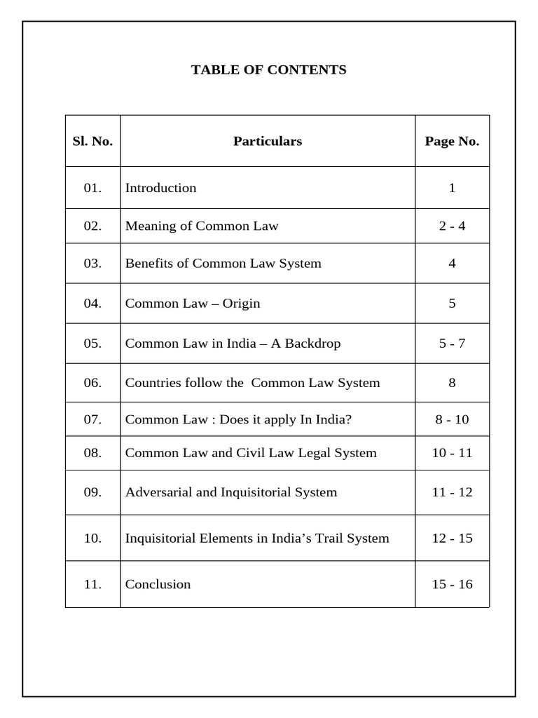 Assignment - Common Law Model | PDF | Common Law | Precedent