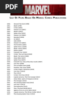 Complete MCU Timeline Overview | PDF