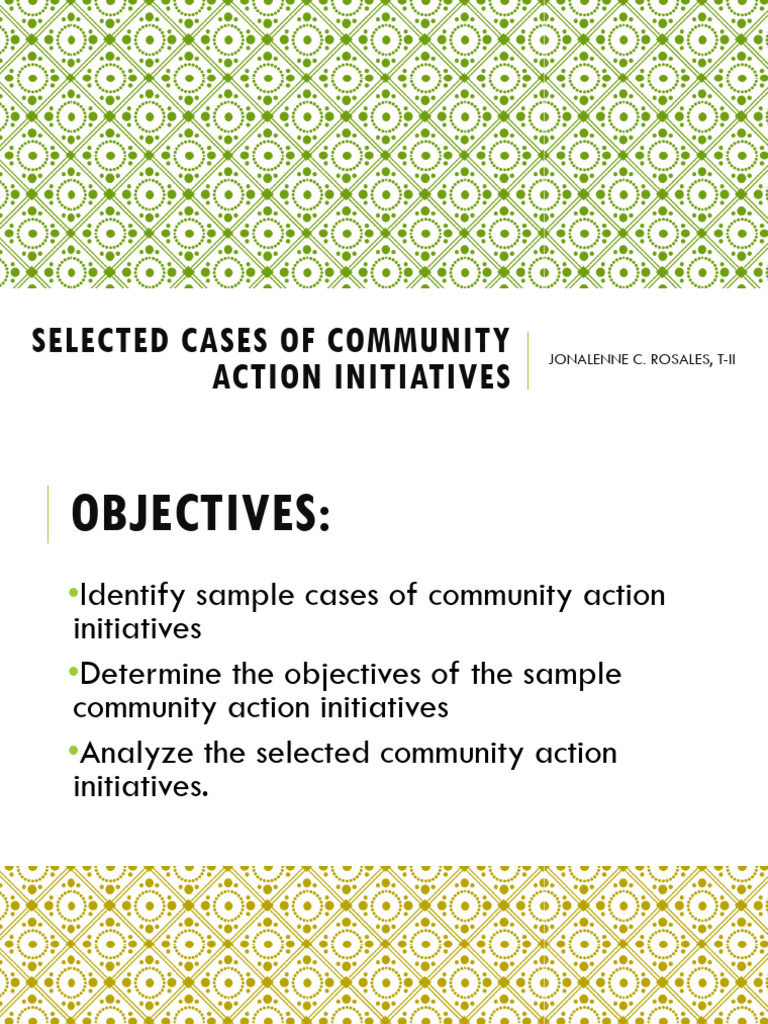 Community Action Initiatives Guide | PDF | Poverty | Poverty & Homelessness
