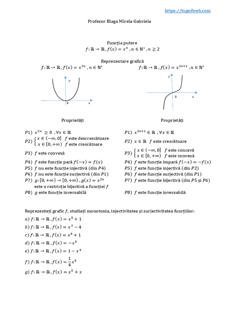 Functia Putere | PDF