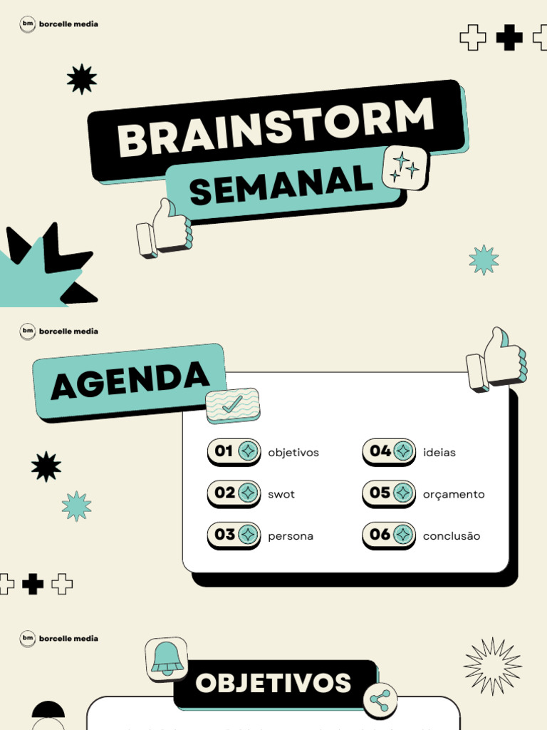 Apresentação de Brainstorm Minimalista Verde e Preto - 20250206 ...