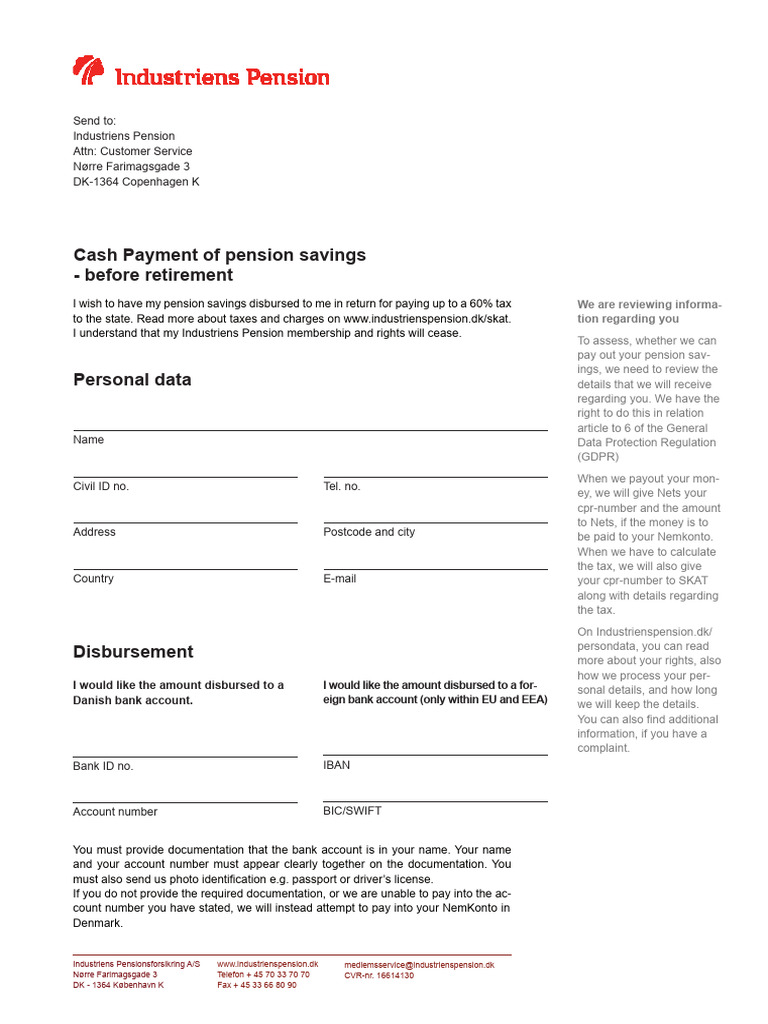Pension Blanket - Genkoeb - EN | PDF | Government Finances | Payments