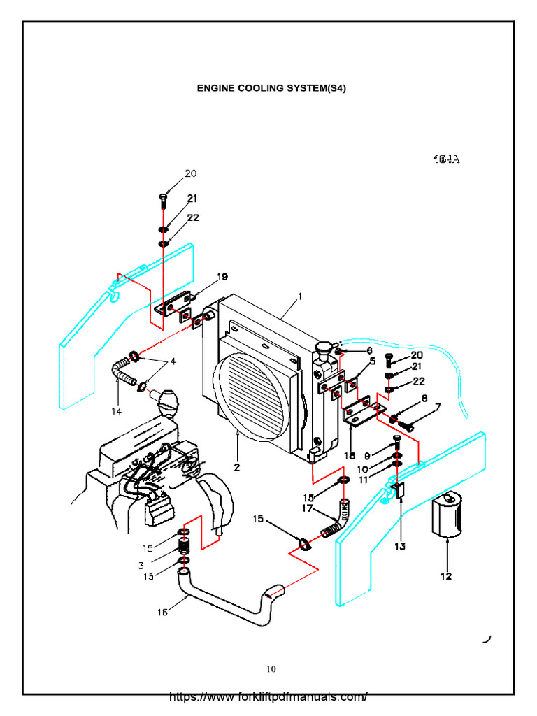 Forklift Engine Cooling System | PDF