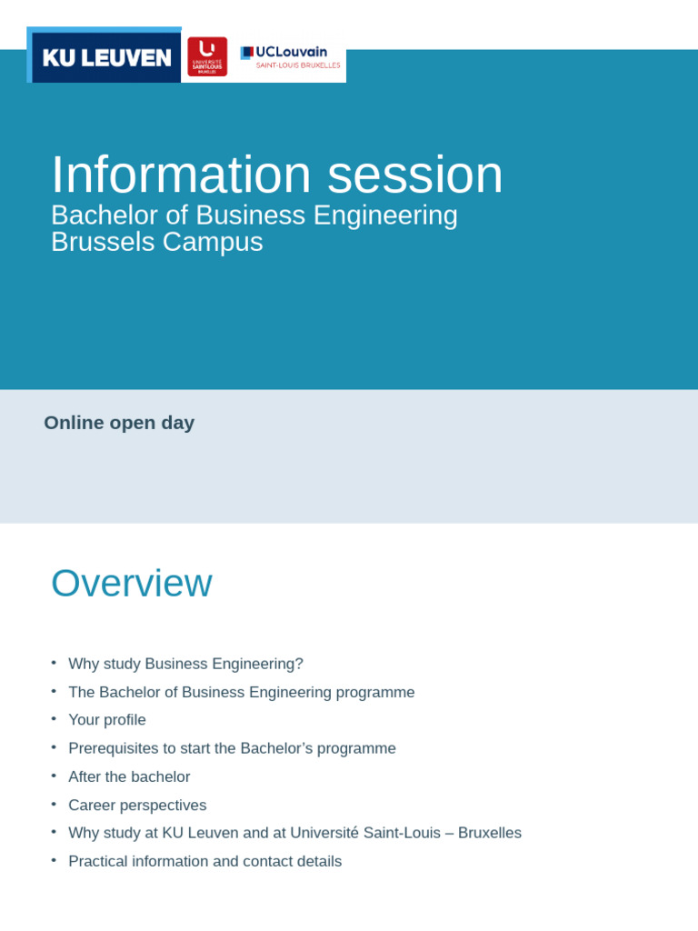 Presentation Open Day BBEng 202209 | PDF | Statistics | Economics