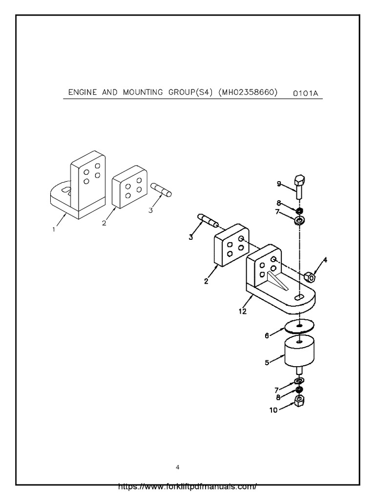FORKLIFT ENGINE MOUNT | PDF