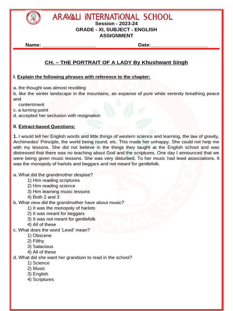 Grade XI English Assignment | PDF