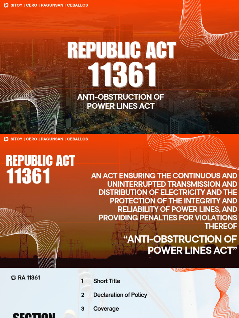 RA 11361 Compressed | PDF | Electric Power Distribution | Electric ...