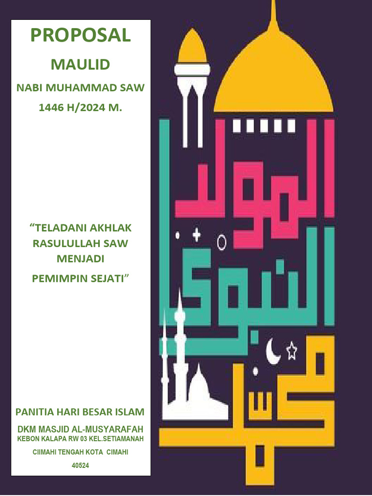 Proposal Maulid Donatur | PDF