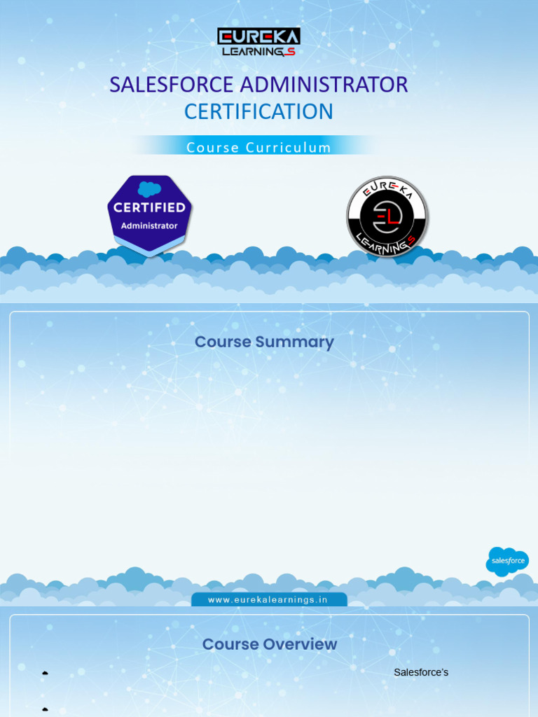 Salesforce Admin Certification Training | PDF | Customer Relationship ...