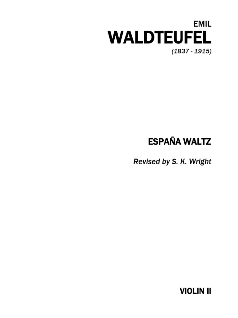 IMSLP781593-PMLP295664-10. WALDTEUFEL - ESPANA WALTZ, OP. 236 (WRIGHT ...