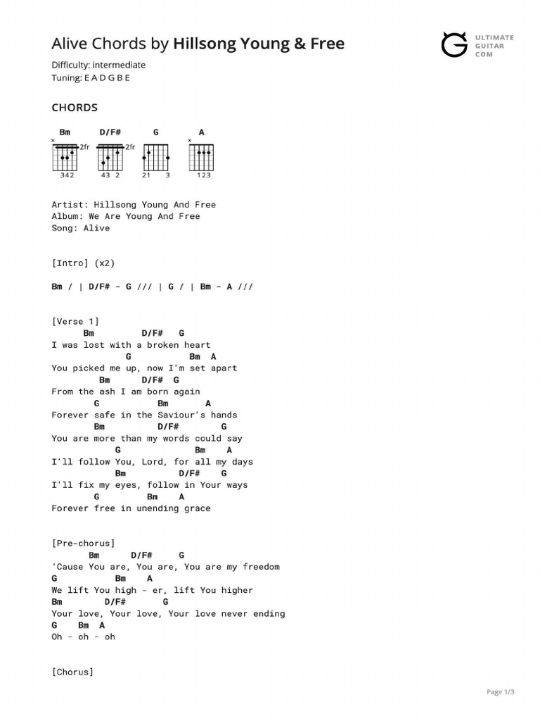 Alive Chords - 2 | PDF