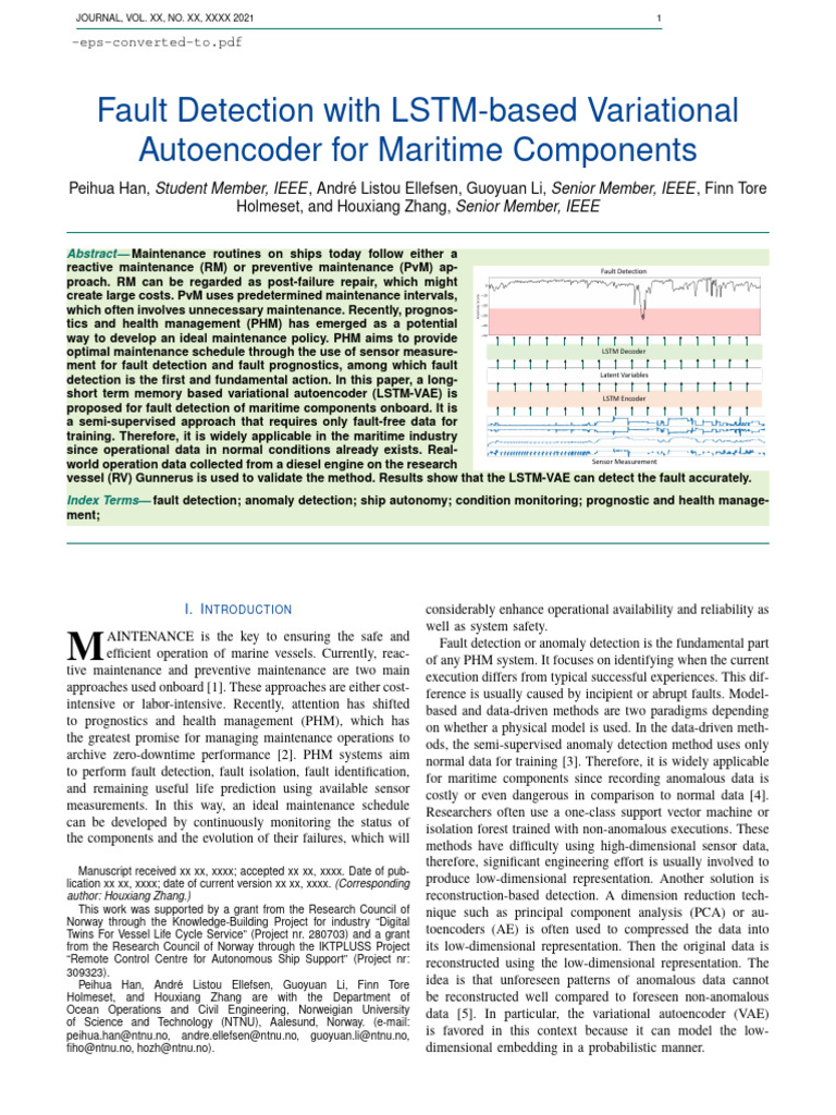 Fault Detection IEEE Sensor Journal + | PDF | Applied Mathematics | Machine Learning
