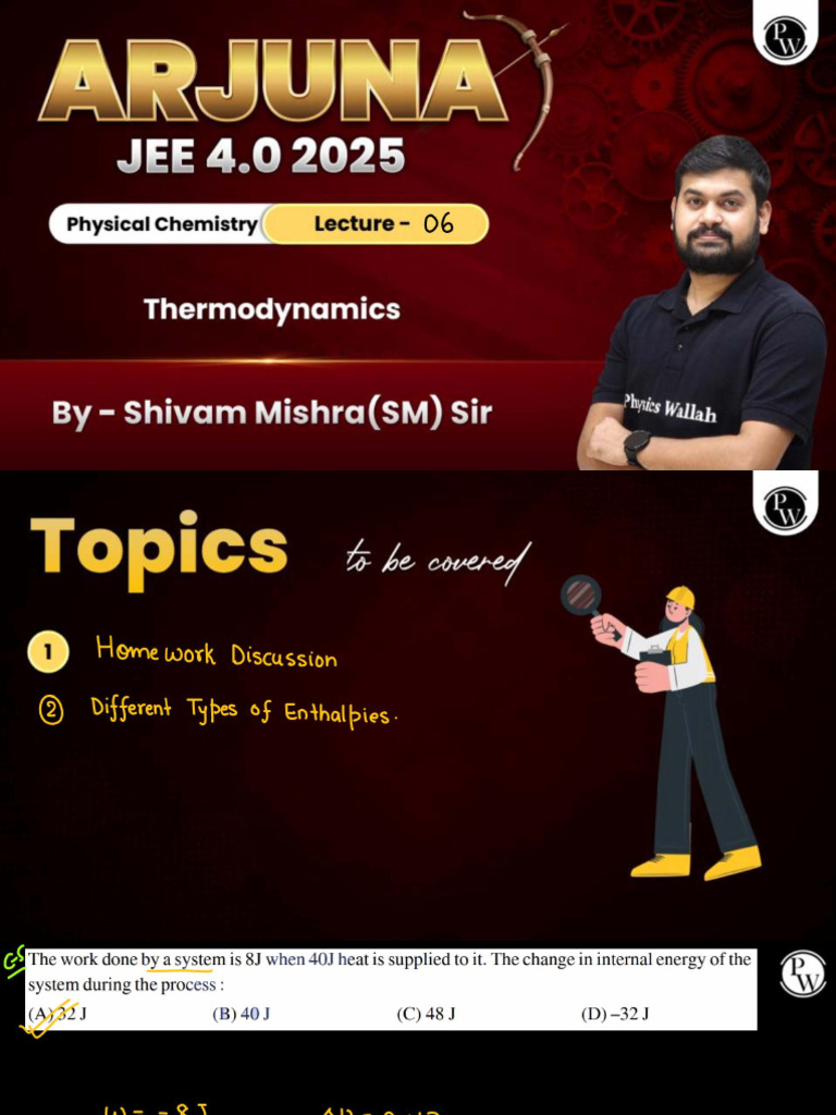 Thermodynamics 06 Class | PDF