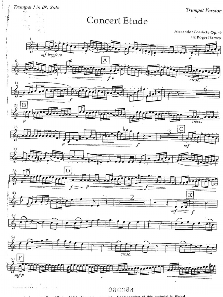 Goedicke Concert Etude | PDF