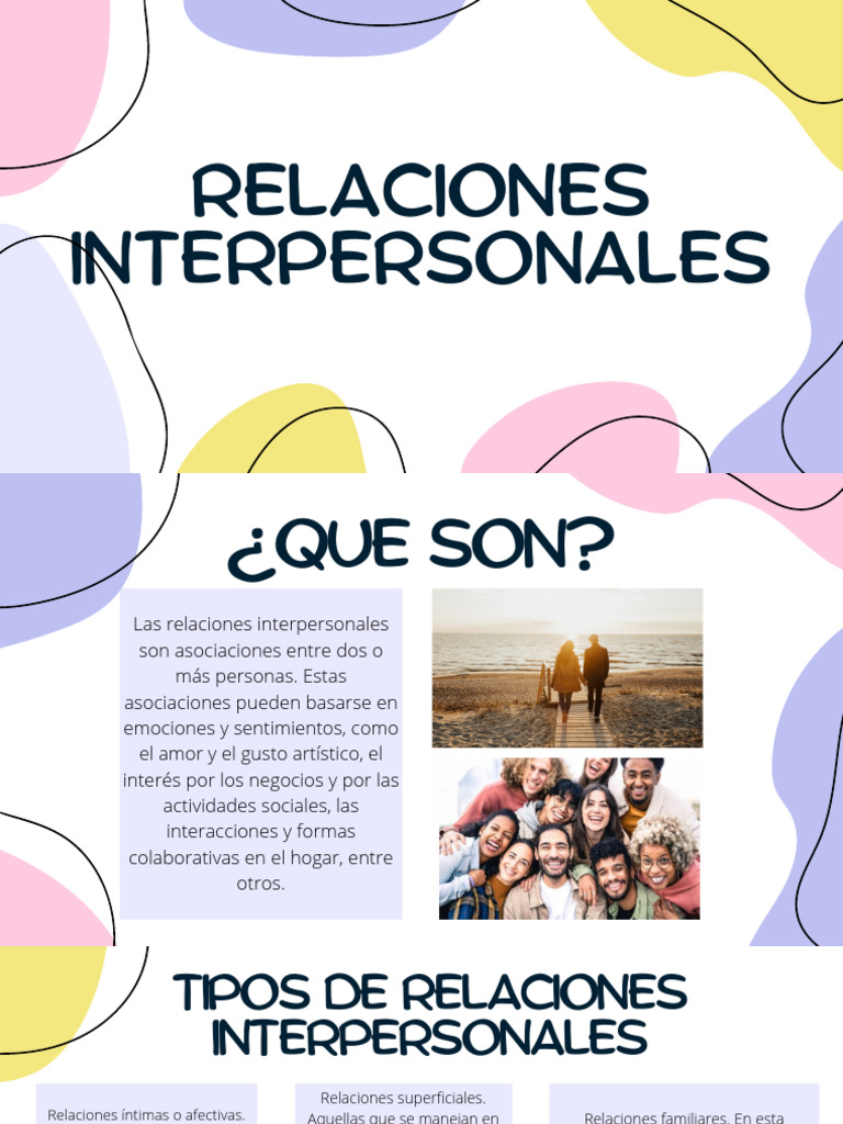 Tipos y Beneficios de las Relaciones | PDF | Amor | Relaciones ...