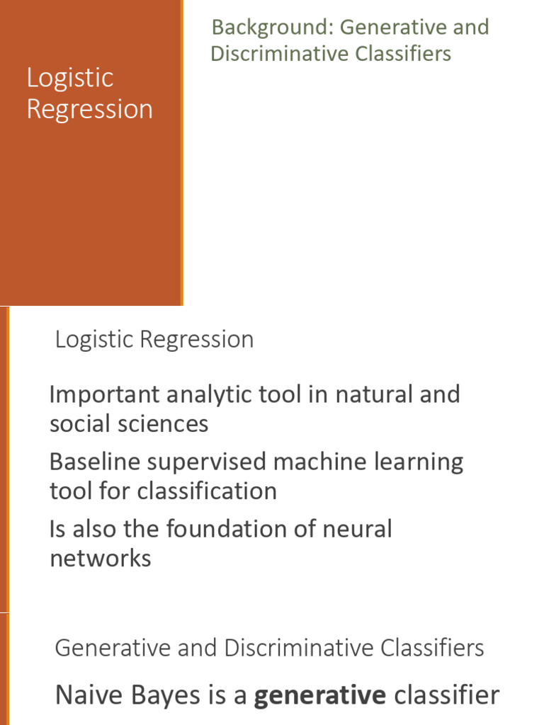 Logistic Regression | PDF | Statistical Classification | Gradient Logistic Regression | PDF | Statistical Classification | Gradient